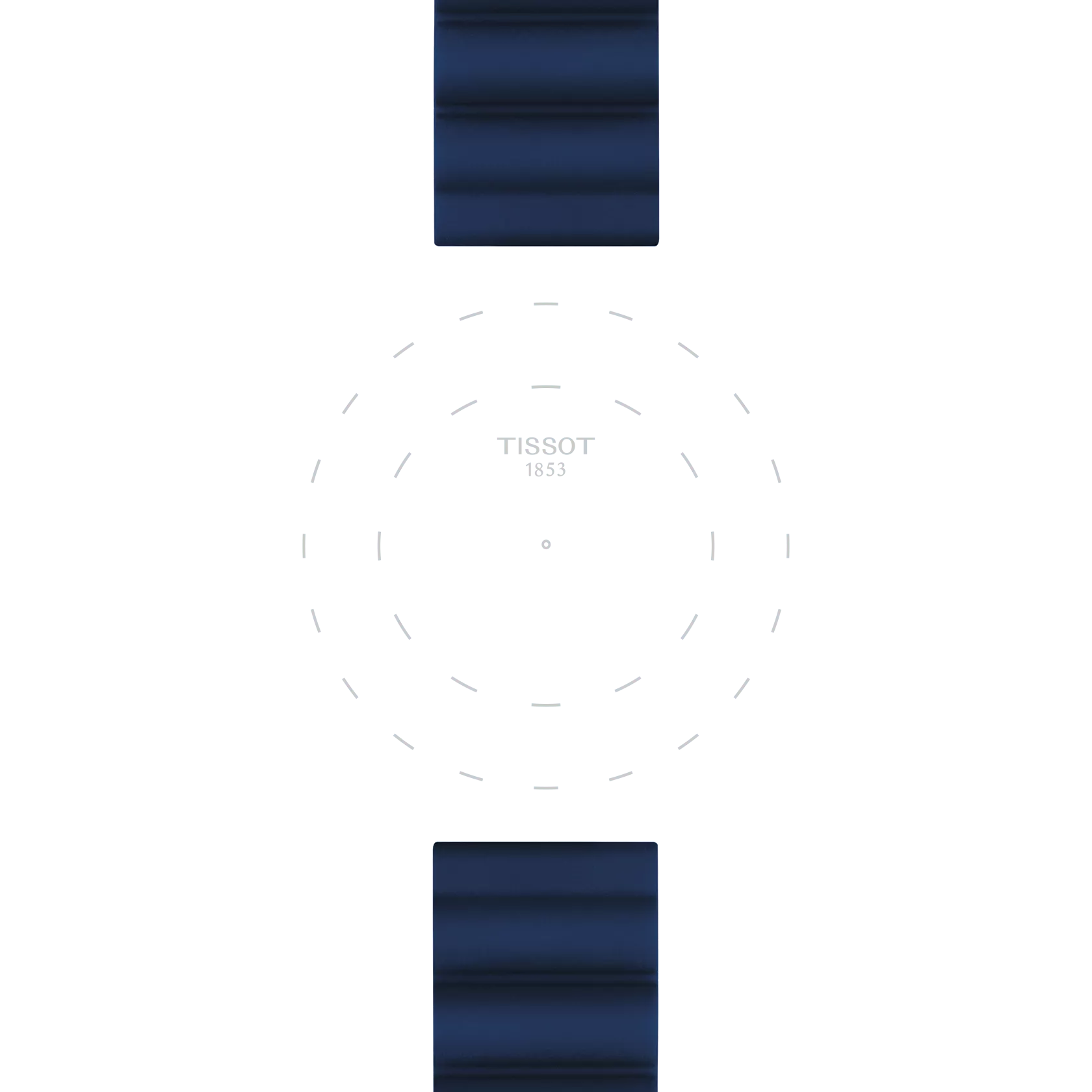 Tissot Official Blue Silicone Strap Lugs 22 mm | Tissot® Official Website